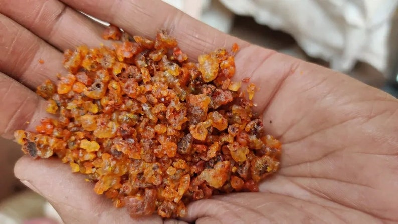Pure Orange Dana Laccifer Lacca-raw Herbs-laksha-lac Dana - LAKH DANA ...