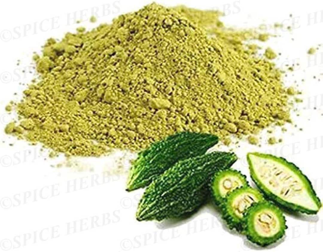 Organic Karela Powder | Dried Bitter Gourd Powder | Balsam-pear | Goya ...