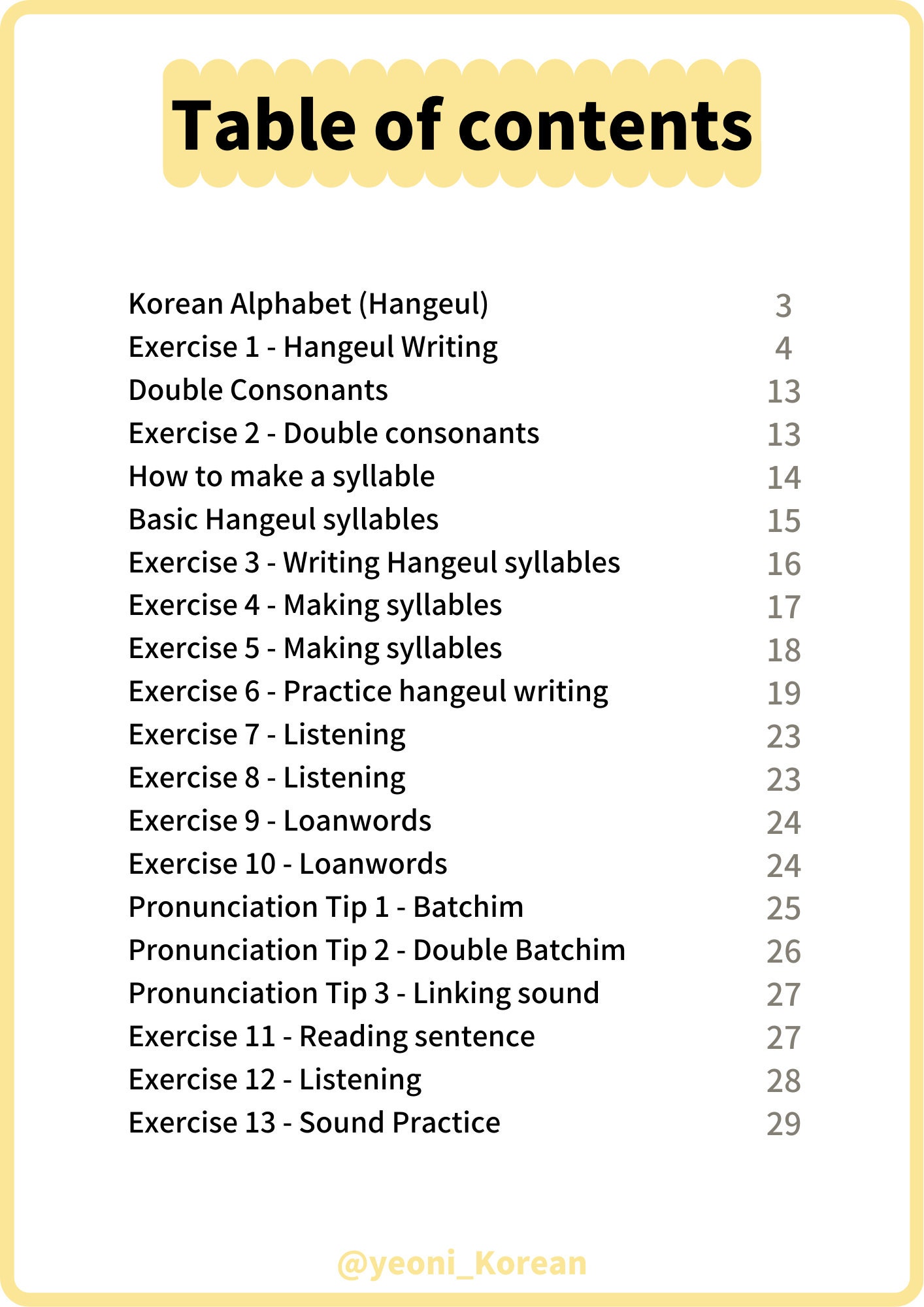 Master Korean Alphabet - Etsy
