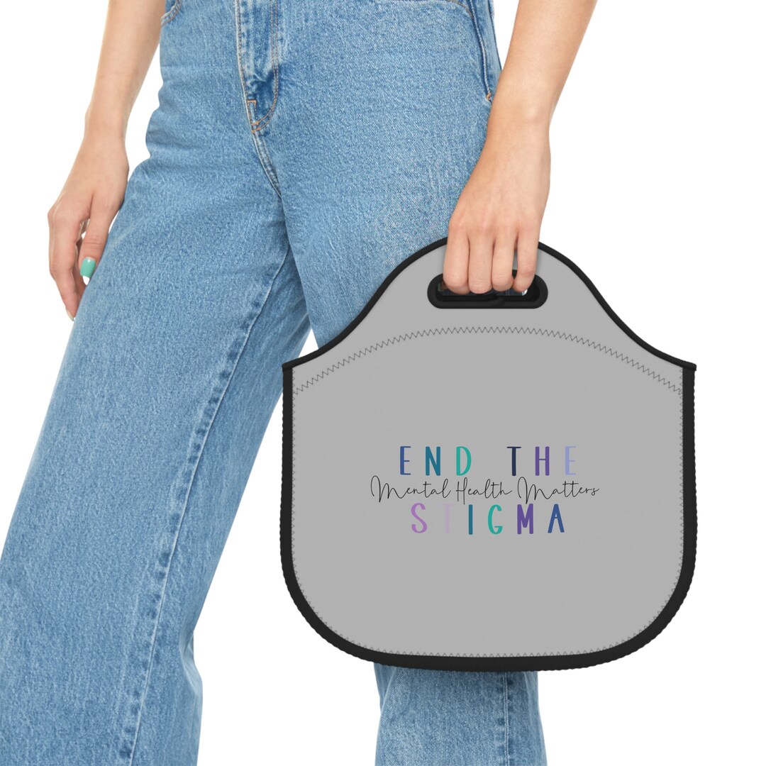 End the Stigma Mental Health Matters Neoprene Lunch Bag, Friend Gift ...