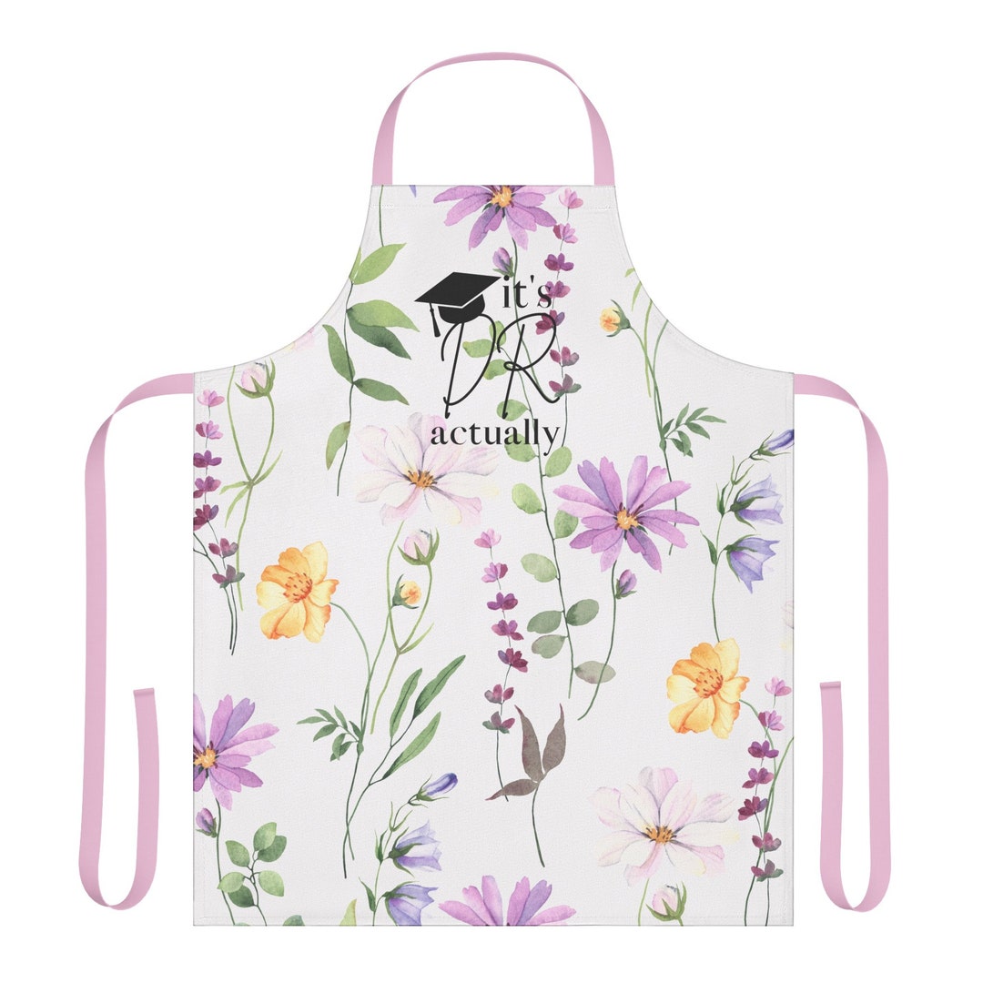 It's Dr Actually Apron, 5-color Straps AOP, Graduation Gift, Medical ...