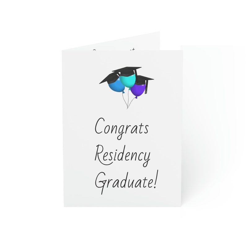 Residency Graduation Card Grad Card MD Resident DO - Etsy