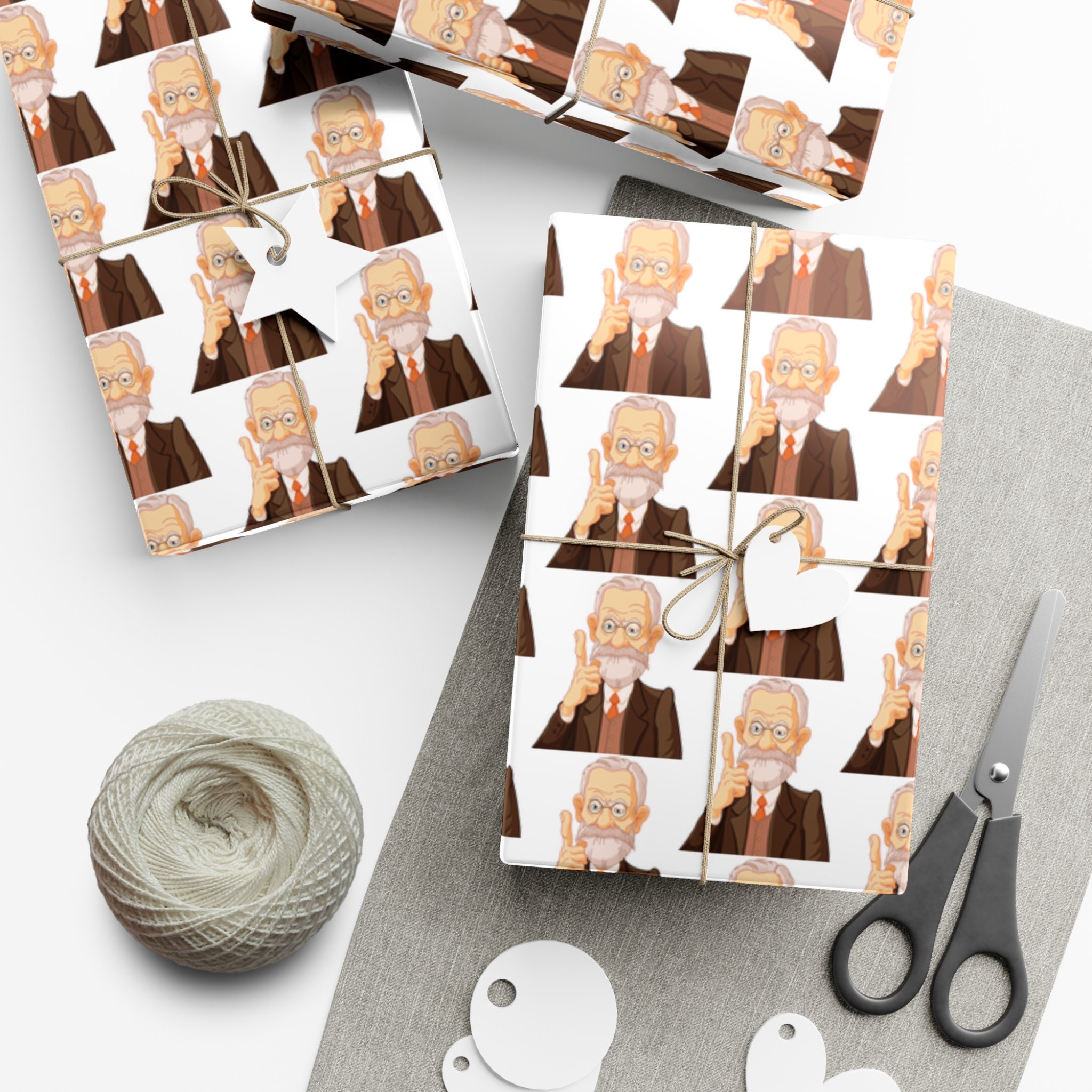Freud Gift Wrap Sigmund Freud Funny Gift Wrap Freud Gift - Etsy
