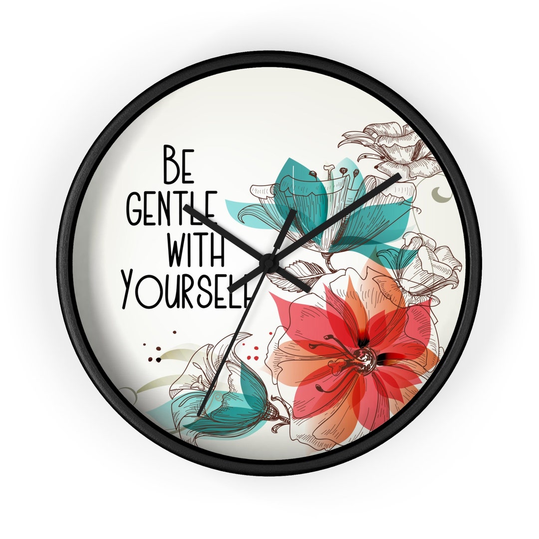 Mental Health Clock, Inspirational Clock, Psych Clock, Therapist Office ...