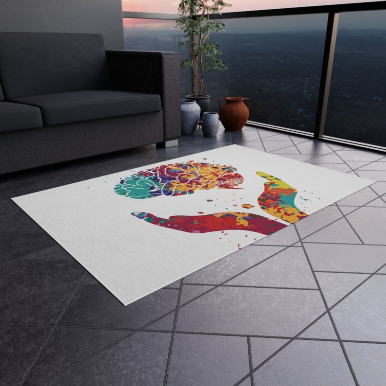 Outdoor Rug, Indoor Rug, Mental Health Indoor/outdoor Rug, Psychiatrist ...