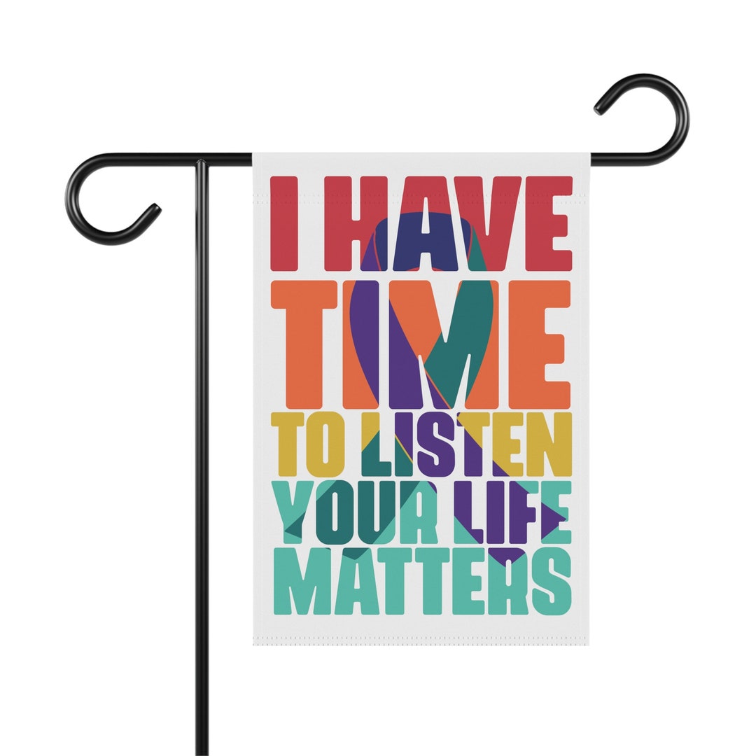Mental Health Garden & House Banner, Mental Health Gift, You Matter ...