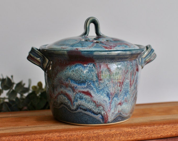 Microwave Veggie Steamer | Handmade Stoneware Pottery Microwave ...