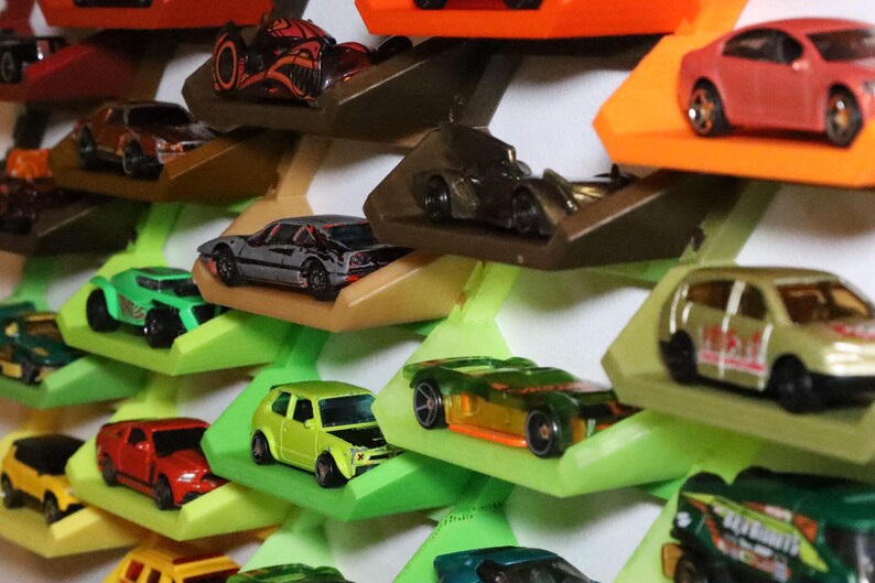 Modular Hexagonal Display Stands for 1:64 Diecast Cars – Custom Wall ...