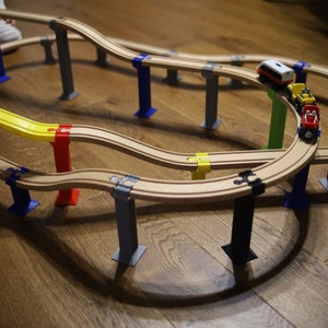 Connector for Wooden Tracks and Trains, Bridges, Compatible With Brio ...
