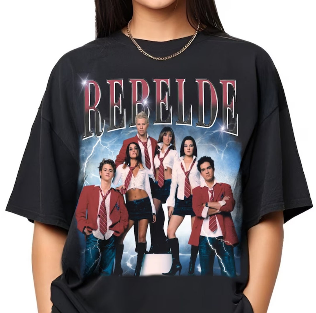 Limited Rebelde Shirt, Vintage 90s Graphic Tee, Rebelde Tshirt Gift for ...