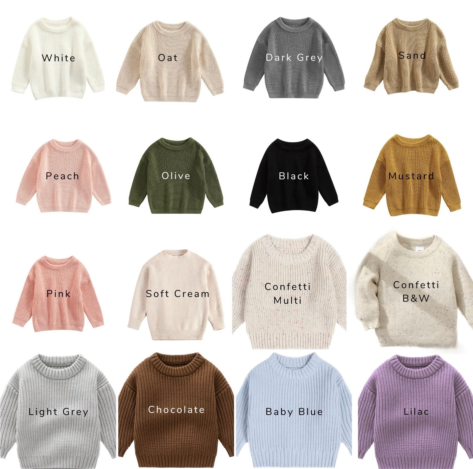 Custom Name Boy Confetti Sweater, Personalized Name Sweater, Hand ...