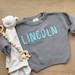 Custom Name Boy Sweater Personalized Name Sweater Hand - Etsy