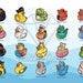 Fancy Dress/mixed Rubber Duck Clipart Bundle - X36 PNG Bundle - Themed ...