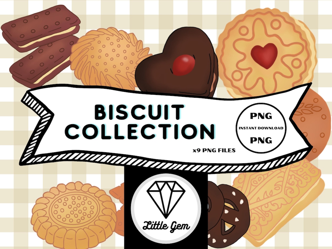 Biscuit/cookie/shortbread/cream Sandwich Biscuits Clipart - X9 PNG ...