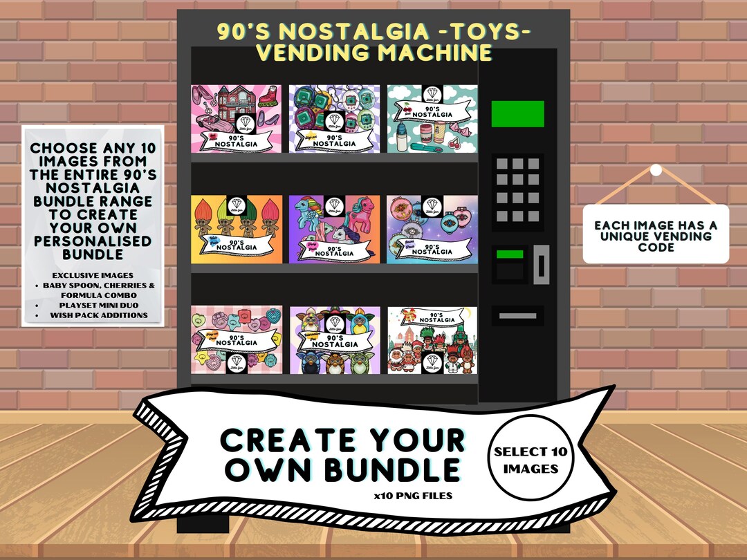 90's Toys Clipart PNG Mix and Match From All Nostalgia Bundles Choose ...