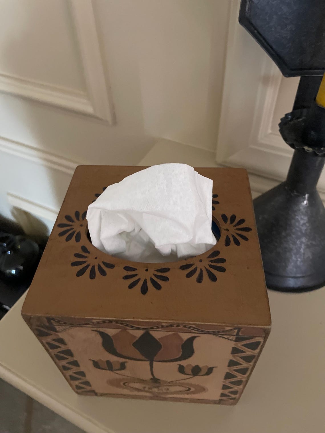 Colonial, Primitive, Early American Tissue Box Cover - Etsy
