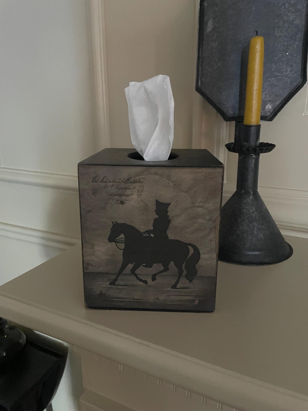 Colonial, Primitive, Early American Tissue Box Cover - Etsy