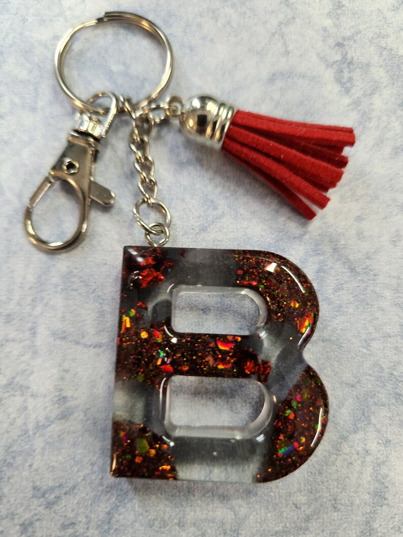 Letter B Keychain / Zipper Pull - Etsy