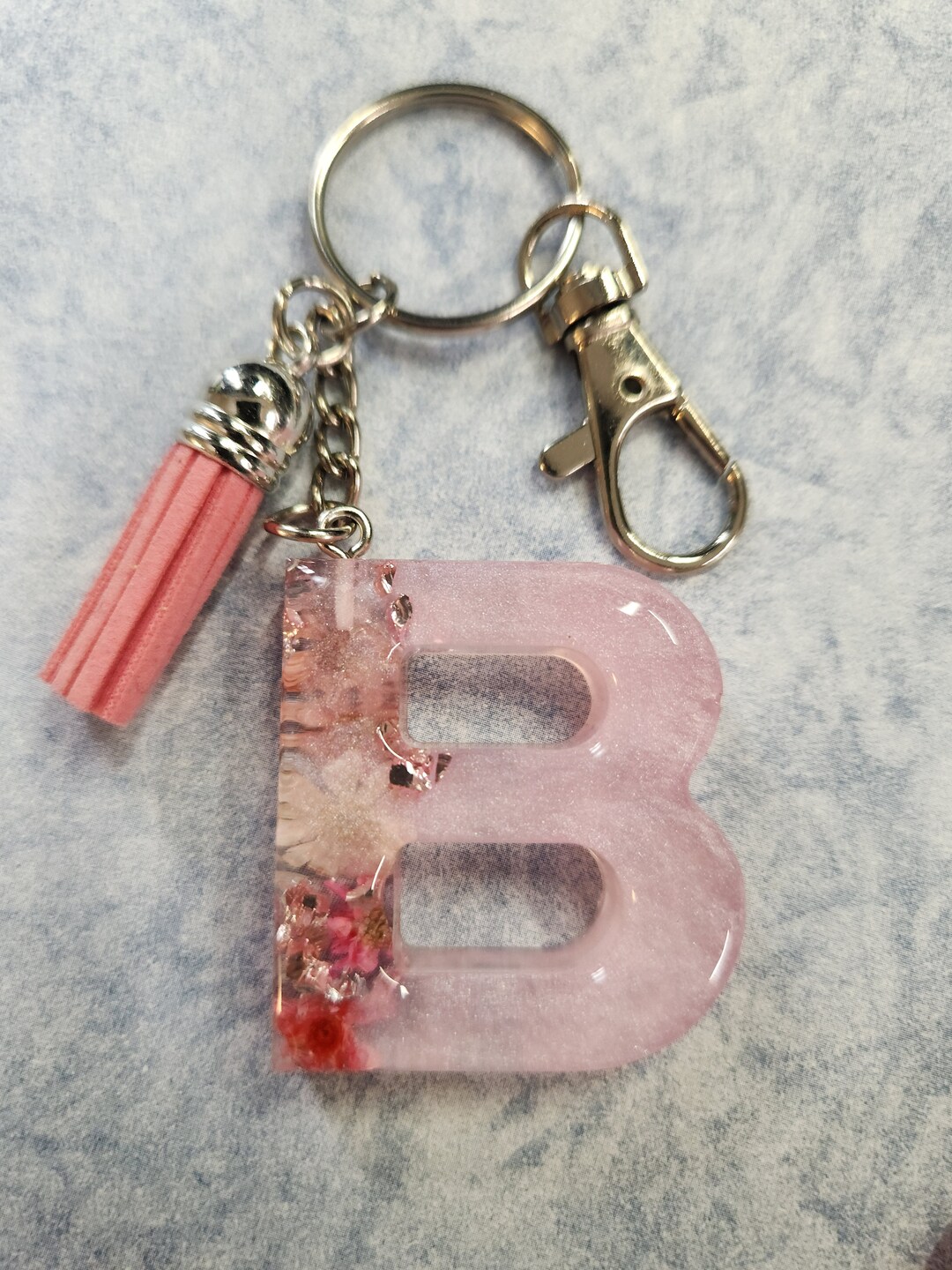 Letter B Keychain / Zipper Pull - Etsy