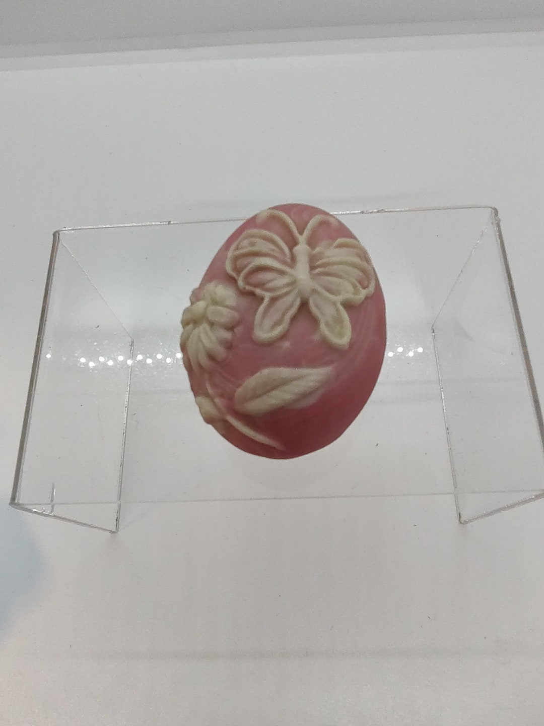 Vintage Soapstone Pink Trinket Box - Etsy