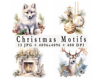 Woodland Animals Clipart Watercolor Forest Animals Png - Etsy