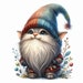 Gnome Cat Watercolor Clipart Bundle , 13 JPG High Quality Clipart, Pet ...