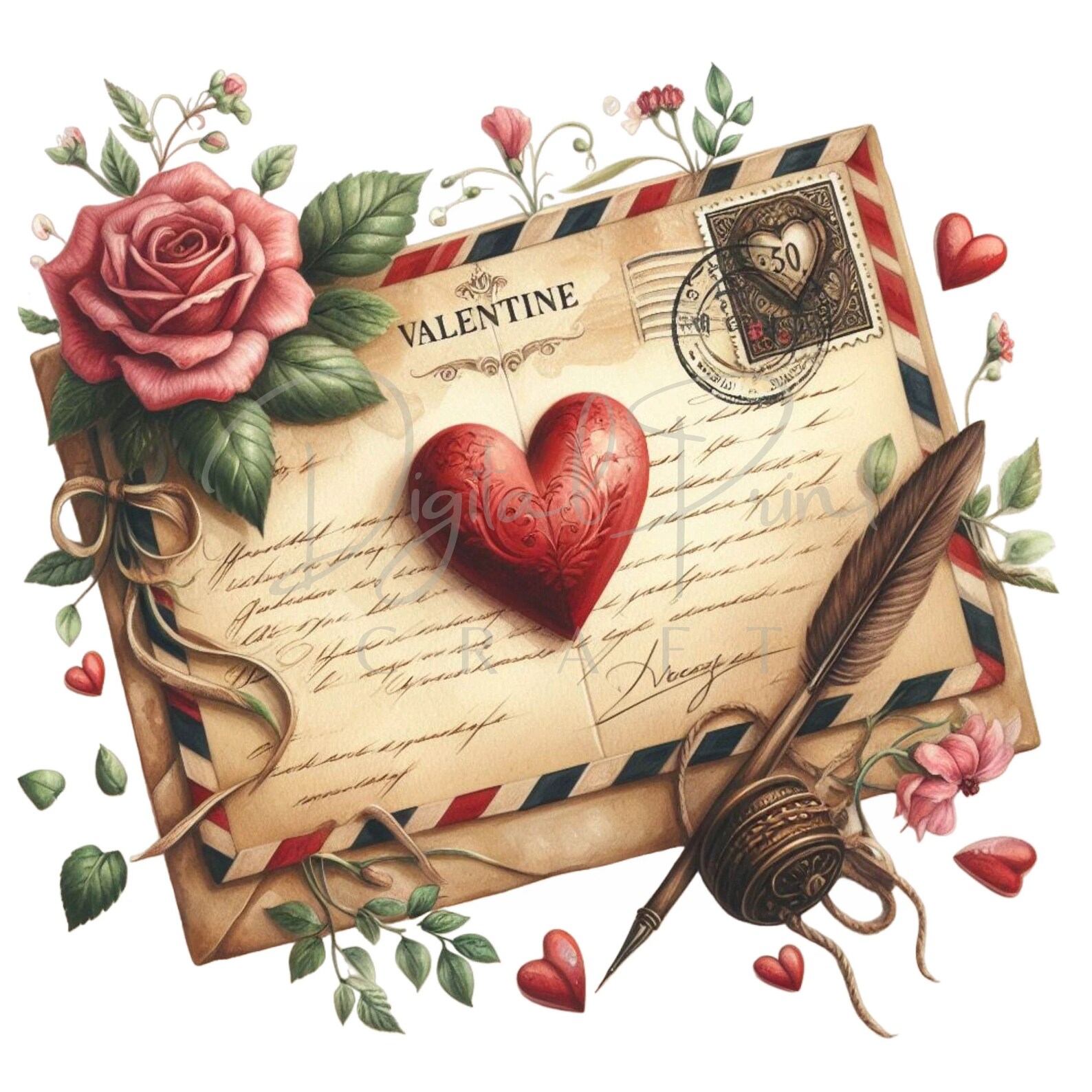 8 Love Envelopes Clipart PNG Transparent,high Quality Memory Books,junk ...