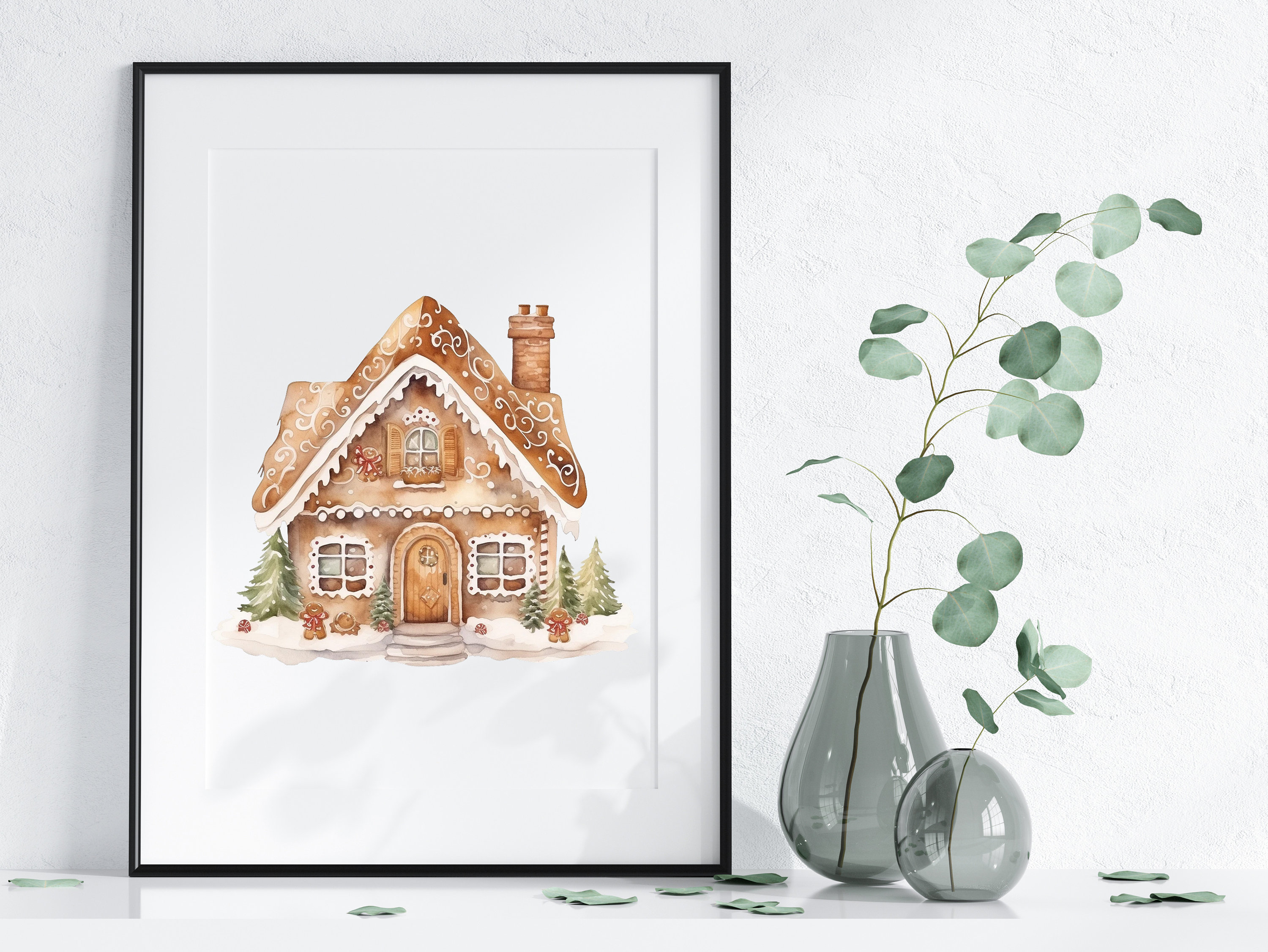 Watercolor Christmas Clipart Bundle, PNG Bundle, XMAS Collection, Cute ...