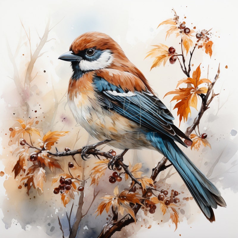 Sweet Birds in the Fall - Etsy