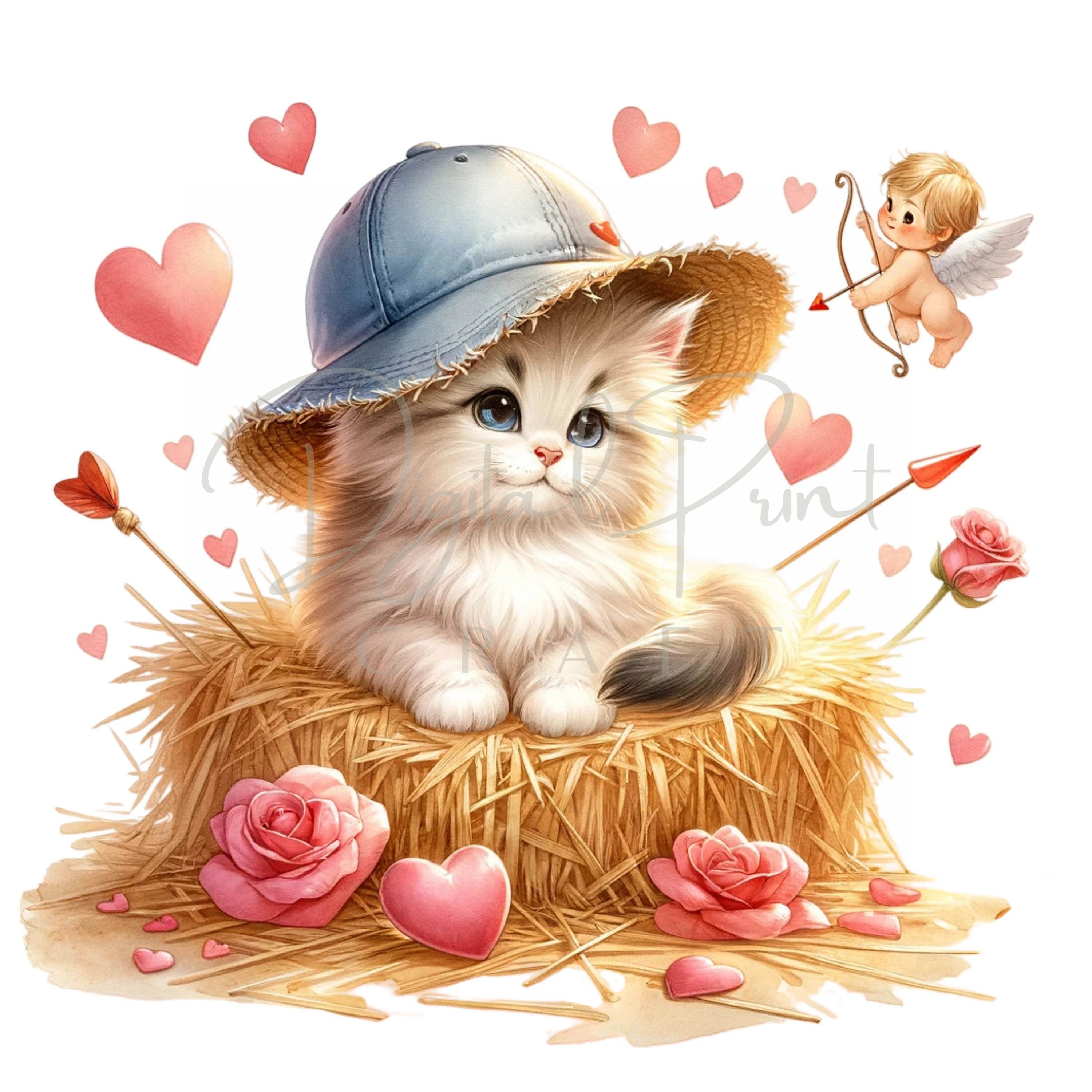 12 Valentine Animals Clipart PNG Transparent, High Quality Memory Books ...