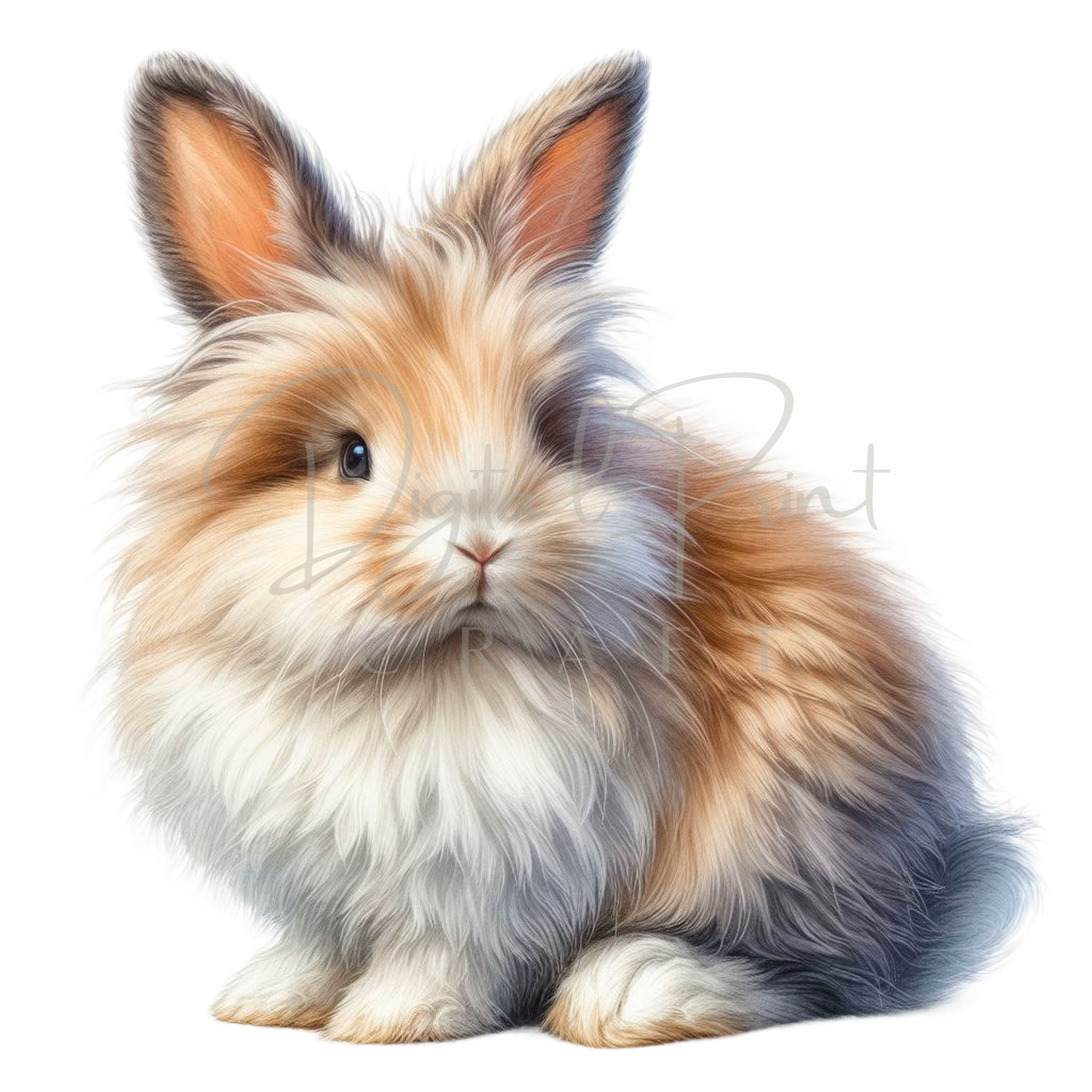 Realistic Fluffy Bunny 15 High Quality Pngs Bunnie Clipart, Vegetable ...