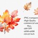 Watercolor Fall Clipart Bundle Watercolor Fall Leaves Fall - Etsy