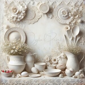 Shabby Chic Kitchen Utensils, Vintage Clipart, 29 High Quality Jpgs ...