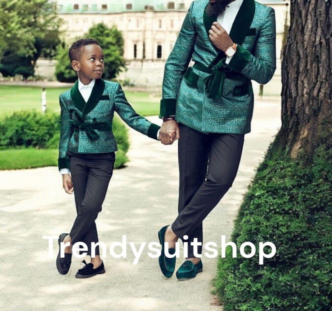 Kid Green Suit,kid Wedding Suit, Toddler Green Suit, Father and Son ...