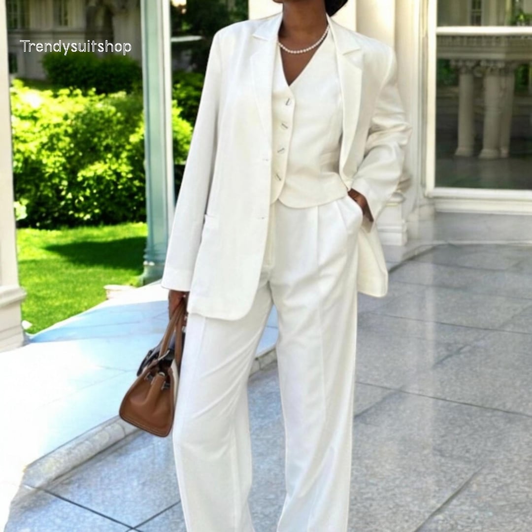 Elegant Women Suit - Women Wedding Suit - Gift for Bride - Dinner Date ...