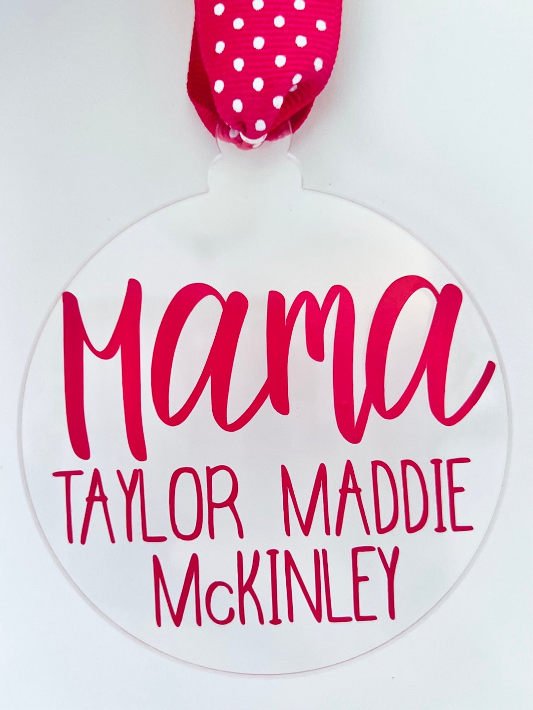 Custom Acrylic Mama/mom/mommy/momma Mother's Day Bag Tags - Etsy