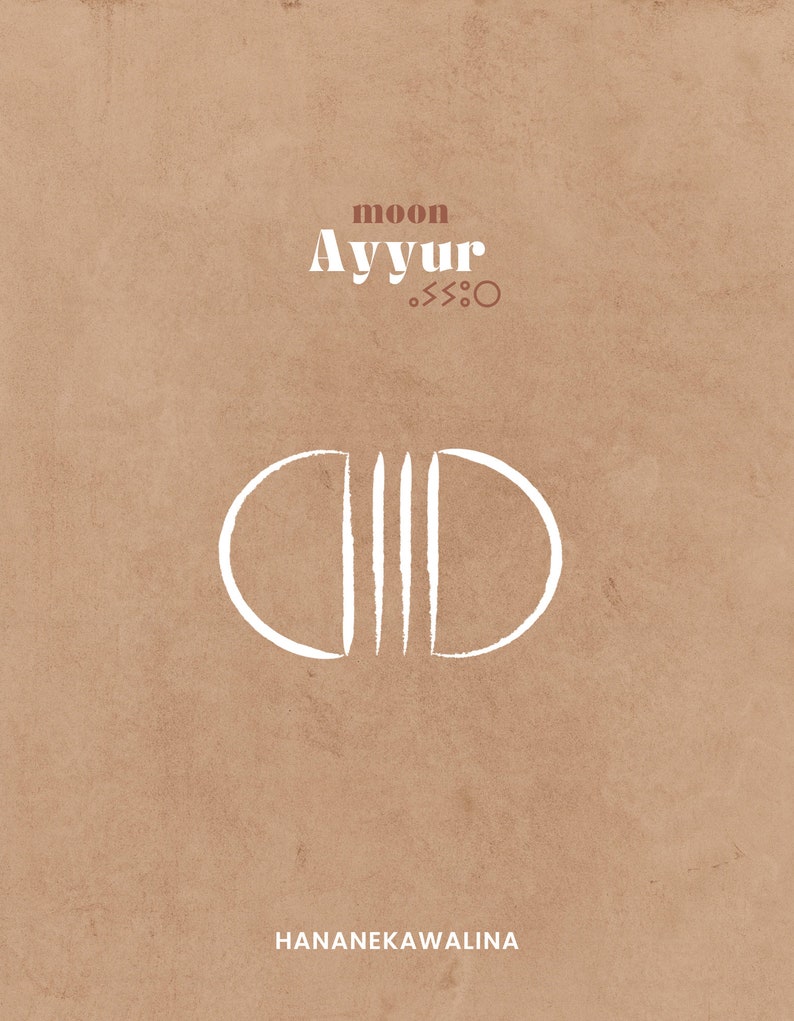 Amazigh Art | Ayyur Berber Tattoo "the Moon" | Wall Posters - Postcards ...