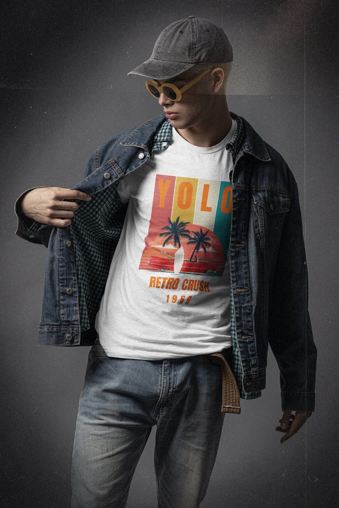 Retro Crush Short Sleeve T-shirt - Etsy