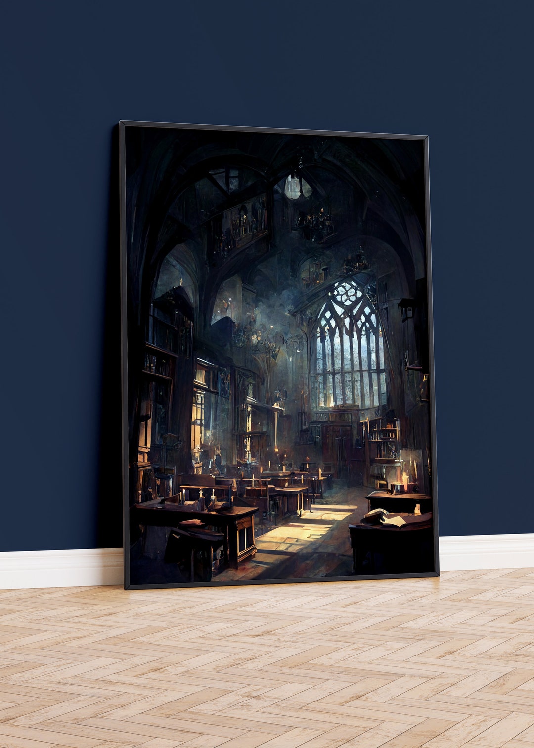 Magical School Classroom Matte Paper Poster, Dark Arts Decor - Etsy