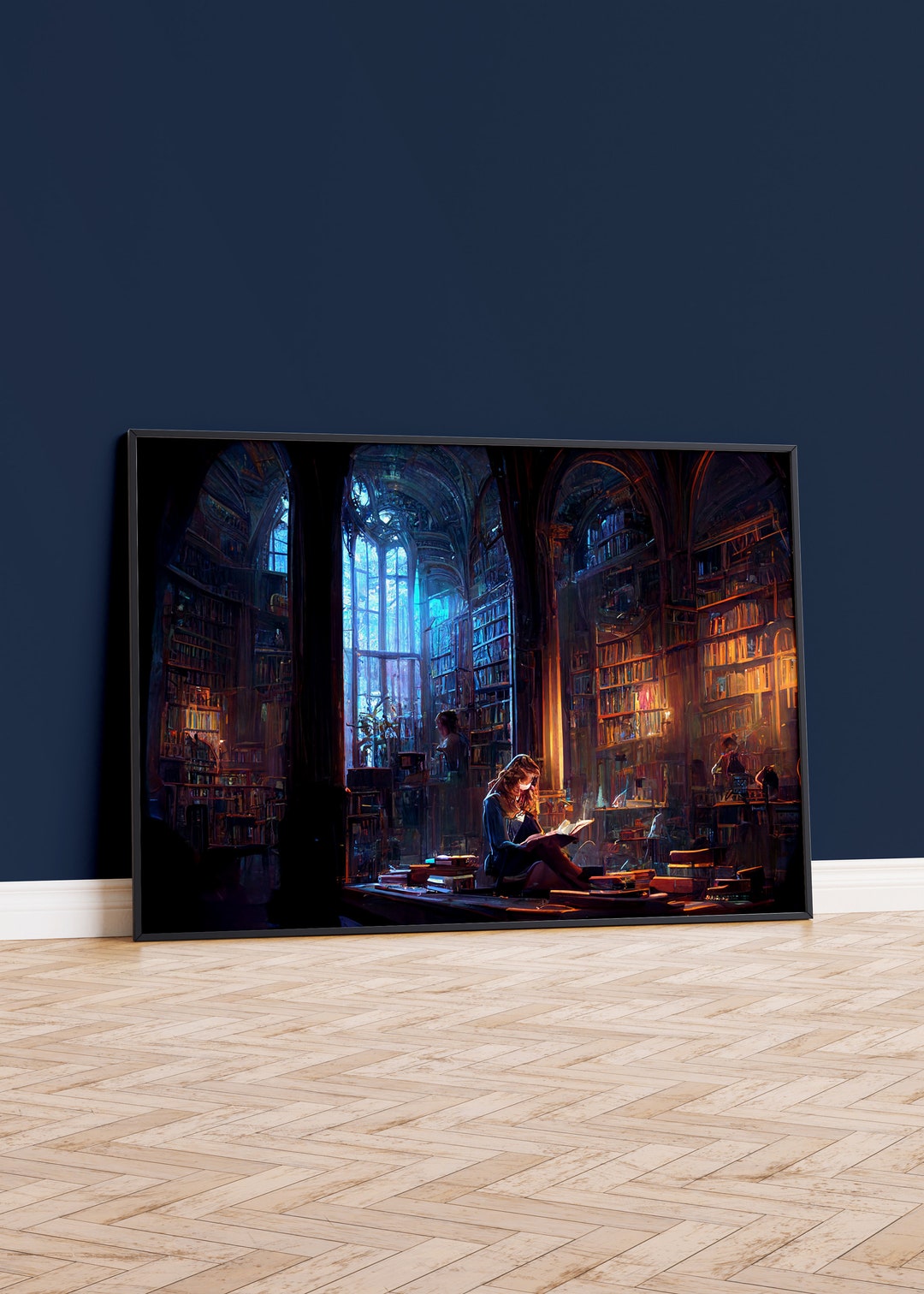 Brightest Witch Library Poster, Premium Matte Art Print - Etsy