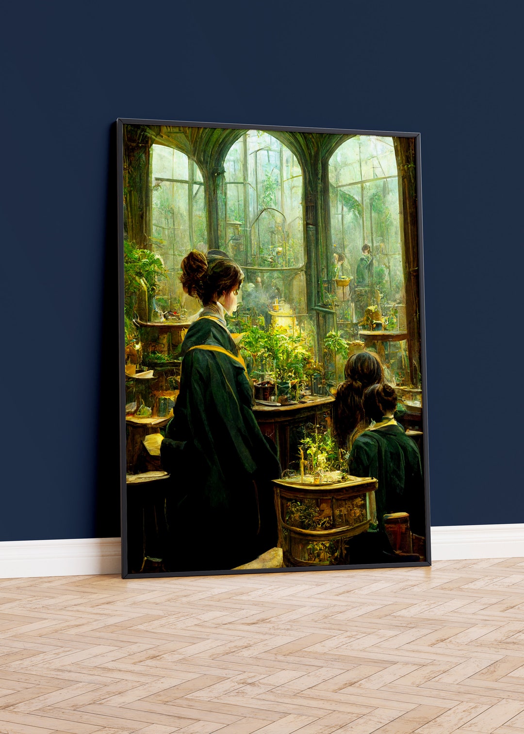 Herbology Class Art Print: Magical School Illustration - Etsy