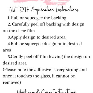UV DTF Sucker for You /sticker Cup Decal Laptop Decal Ready 2 Apply ...