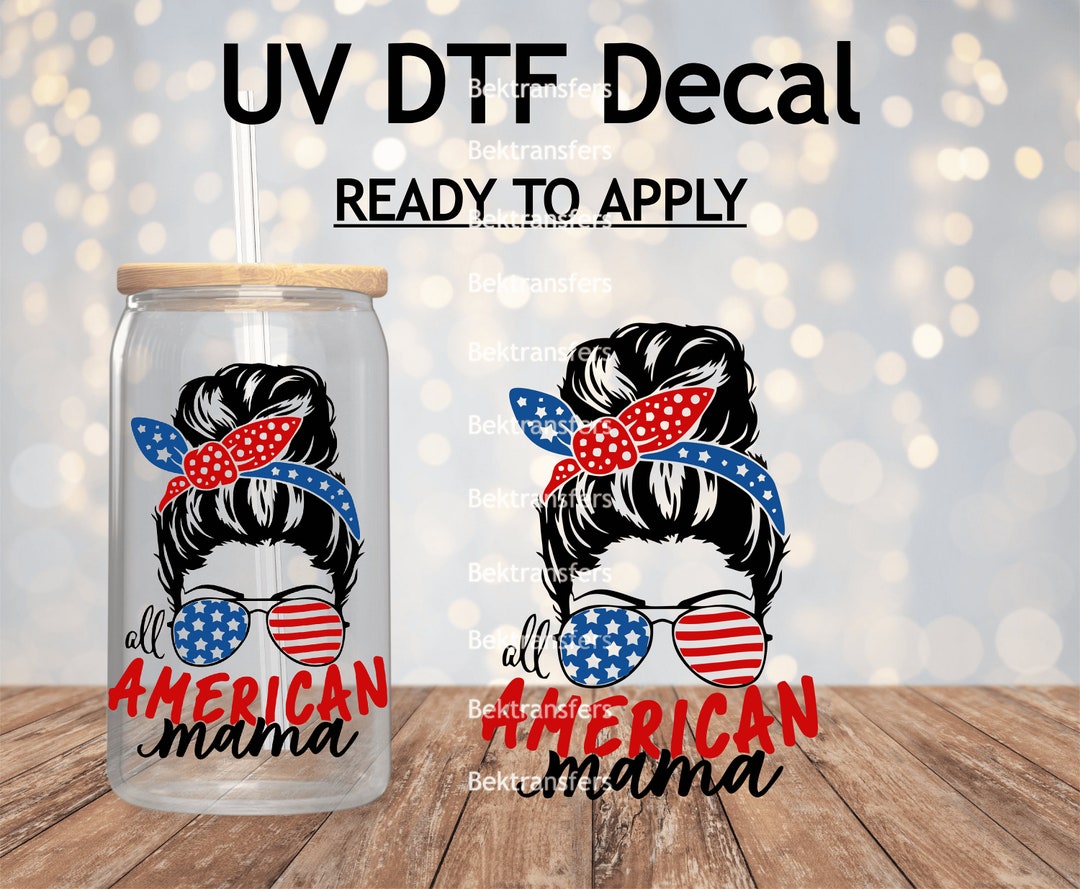UV DTF America Mama Decals /sticker Cup Decal Laptop Decal Ready to ...