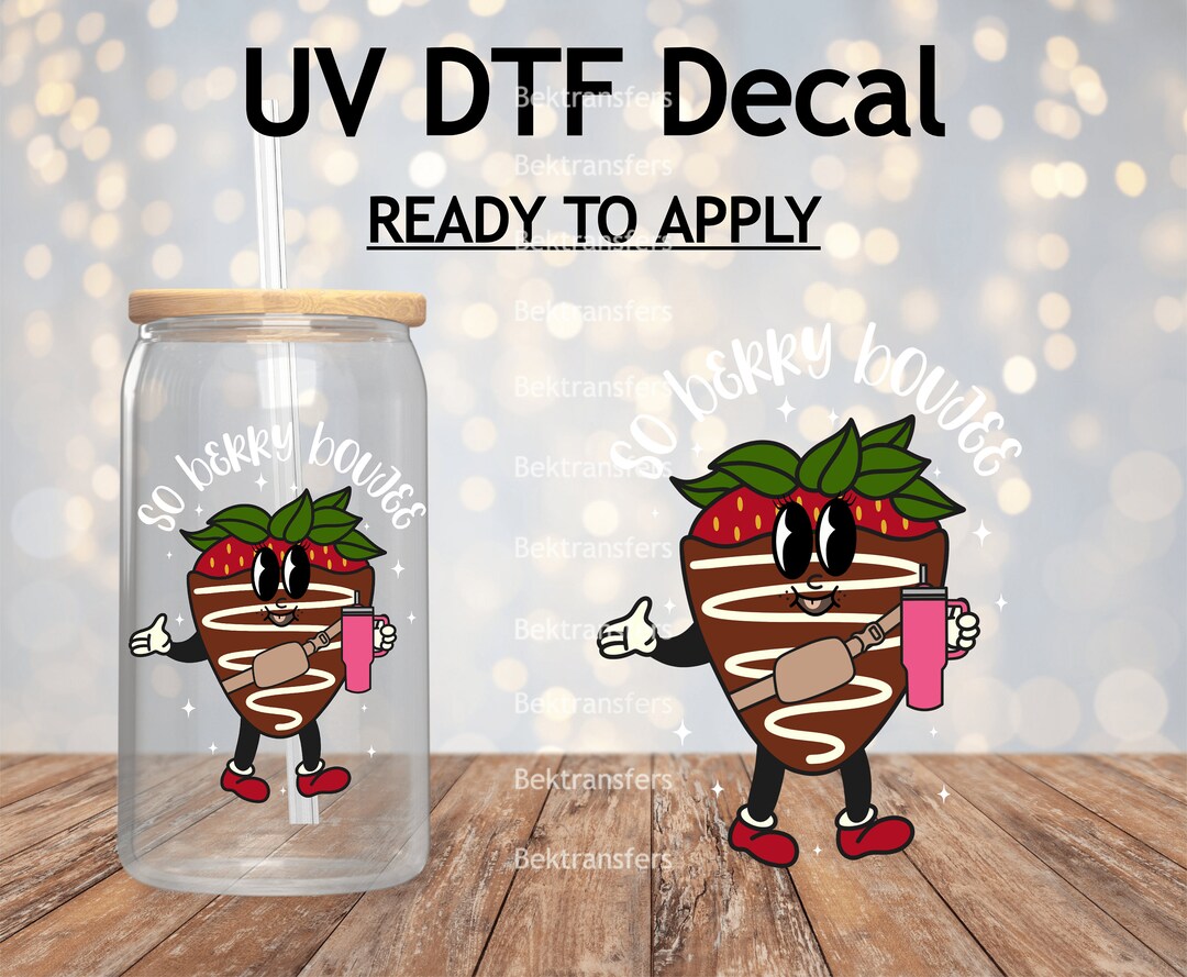 UV DTF so Berry Boujee Decal/sticker Cup Decal Laptop Decal Ready to ...