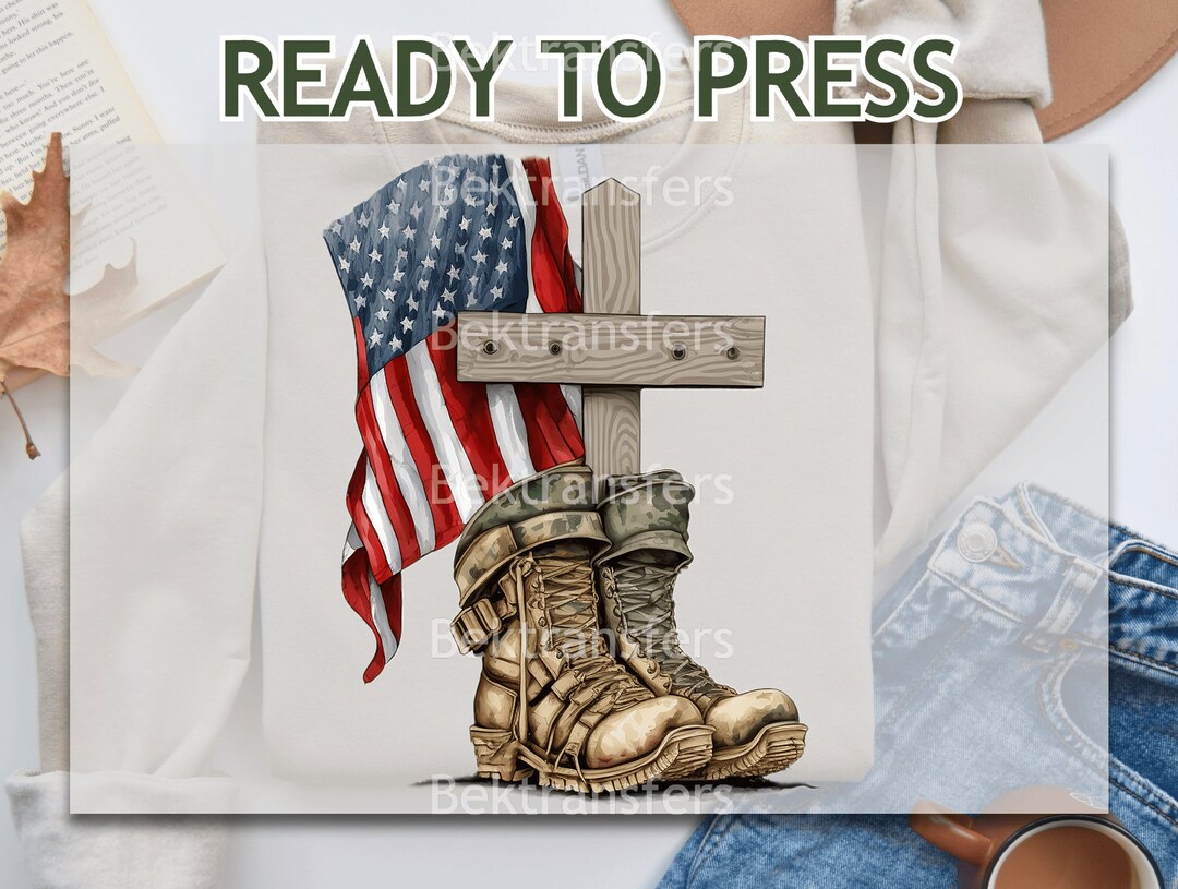 DTF Transfers, Ready to Press, T-shirt Transfers, Patriotic & Military ...
