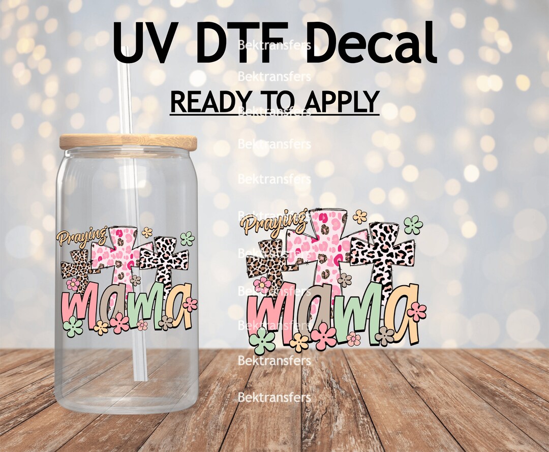 UV DTF Praying Mama Decals / Trending Stickers Cup Decal Laptop Decal ...