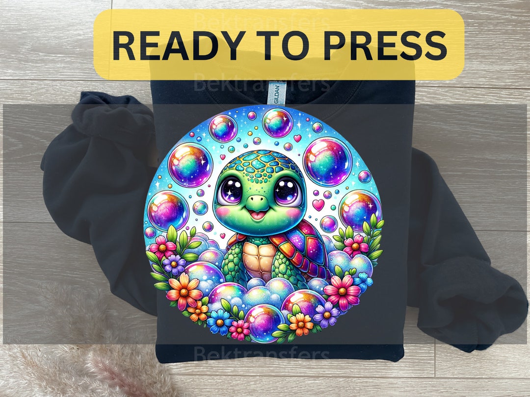 DTF, Ready to Press, T-shirt Transfers, Direct to Film, Turtle Art DTF ...