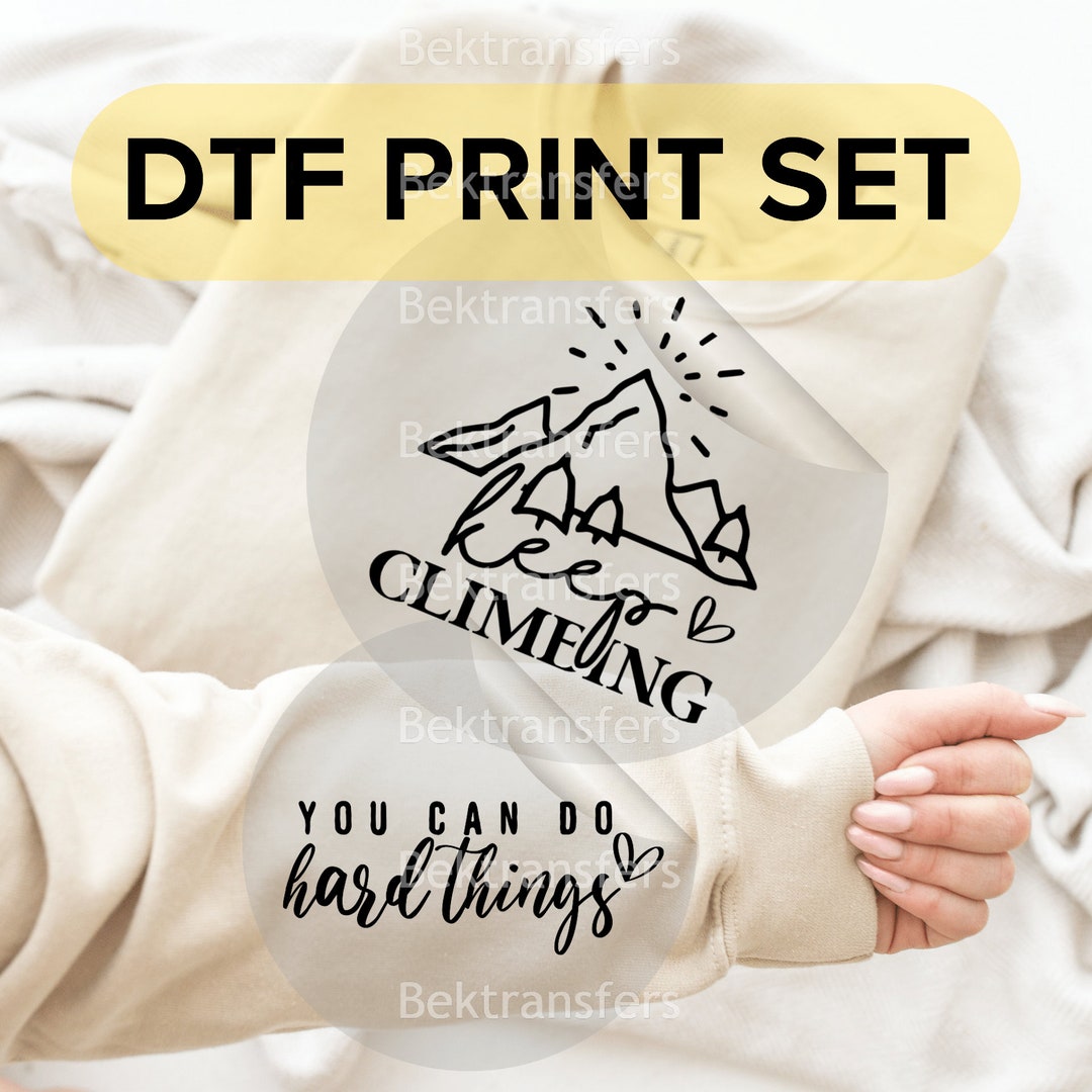 Motivational DTF Print Set 'perfect' and 'limited Edition' Positive ...