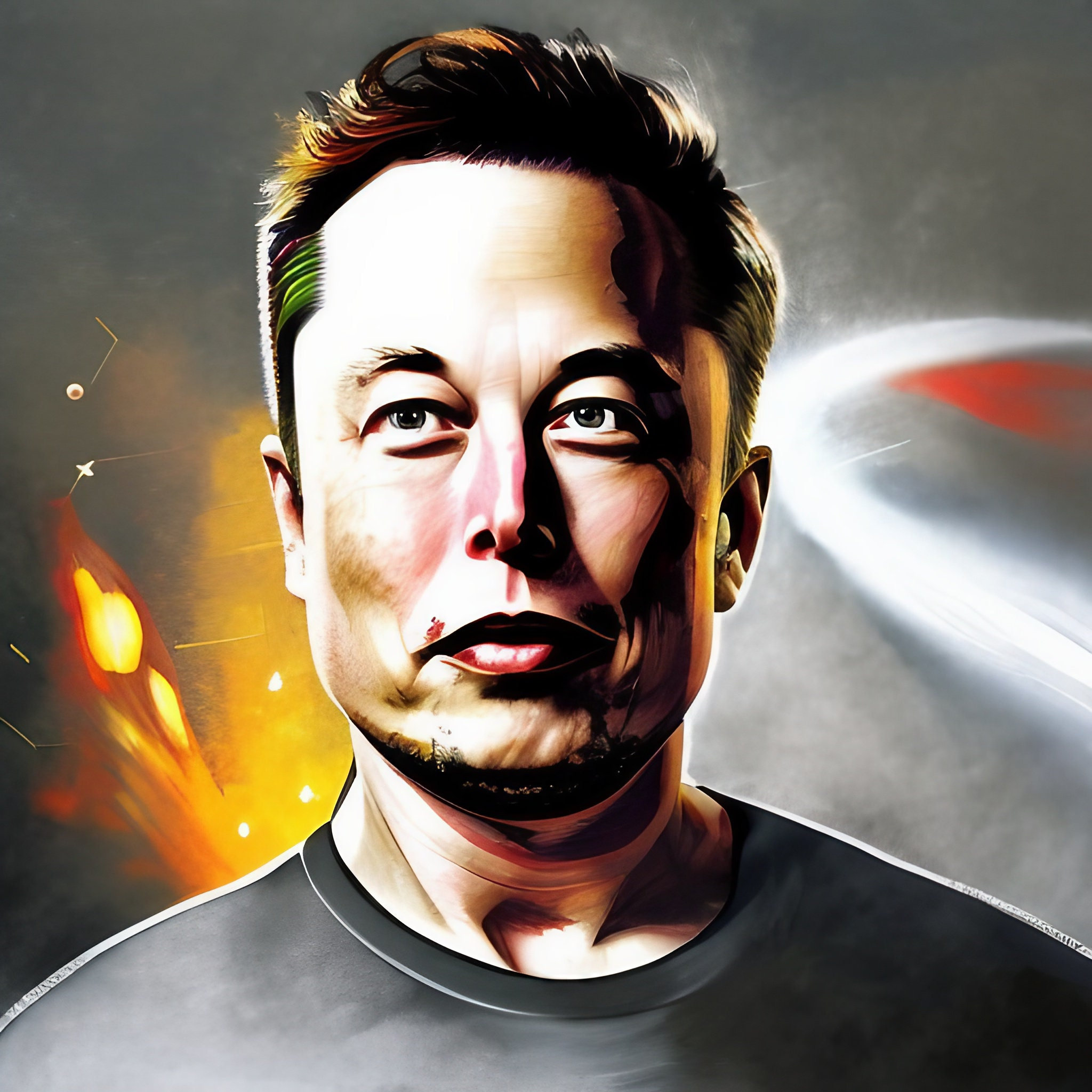 Elon Musk Graffiti Wall Art Poster - Etsy