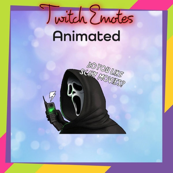 Ghostface Twitch Overlay - Etsy